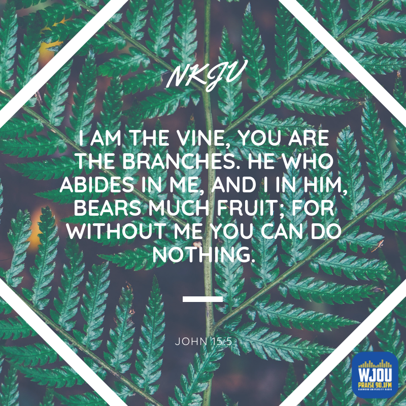 John 15 Verse 5 WJOU